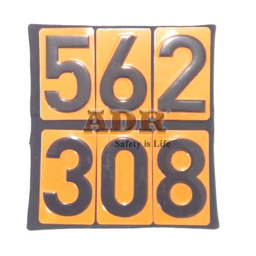 Orange Plate Numbers - 16.95 Euro + KDV